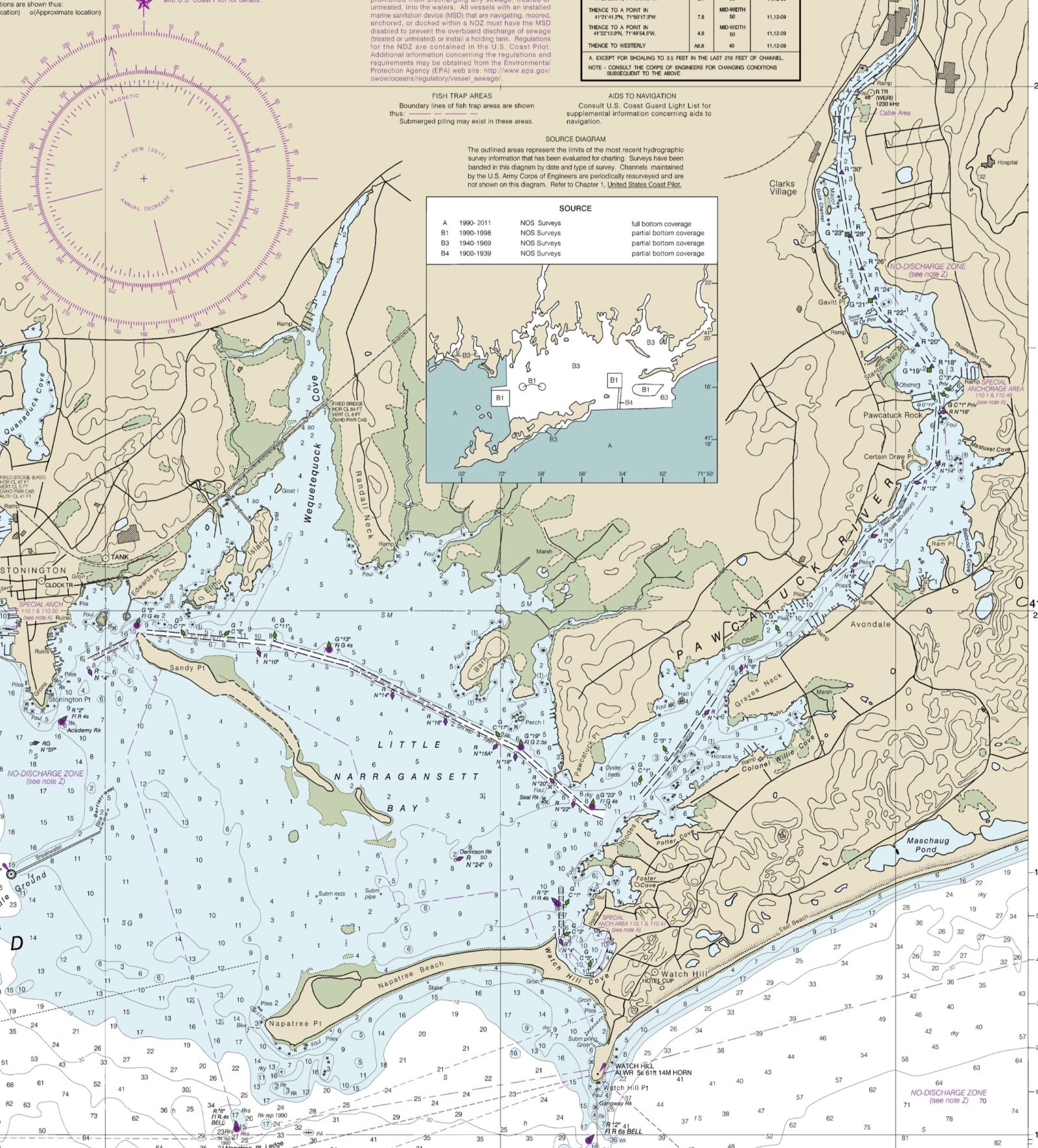 BY SEA APPROACH - Pawcatuck river - Viking Marina